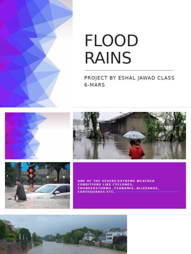 flood presentation project | PDF