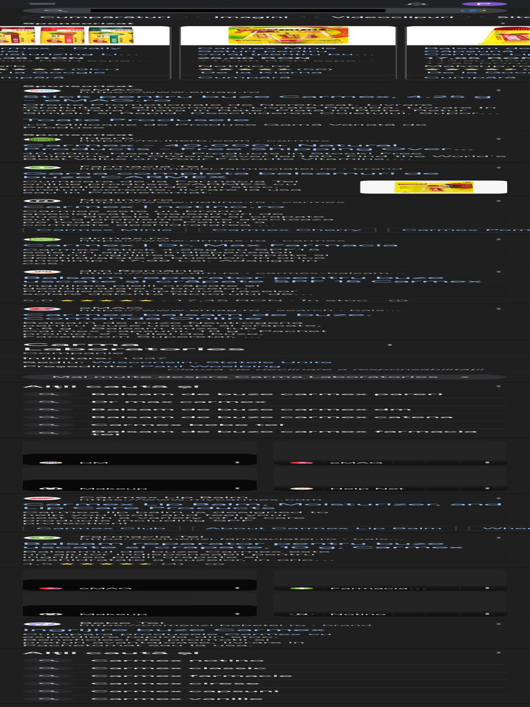 Carmex - Căutare Google | PDF