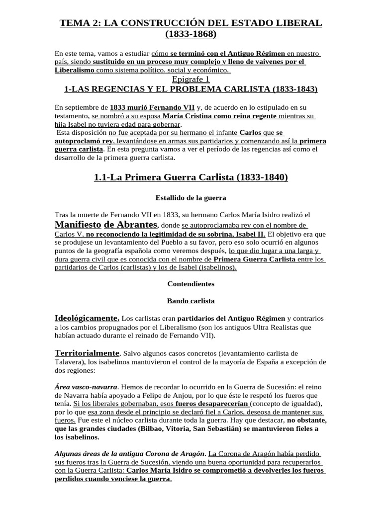 2 La Construccion Del Estado Liberal-4 | PDF | Gobierno de españa | Política de españa