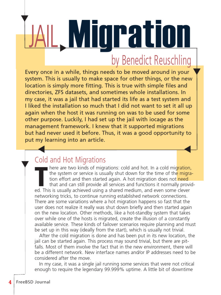 Jail Migration | PDF