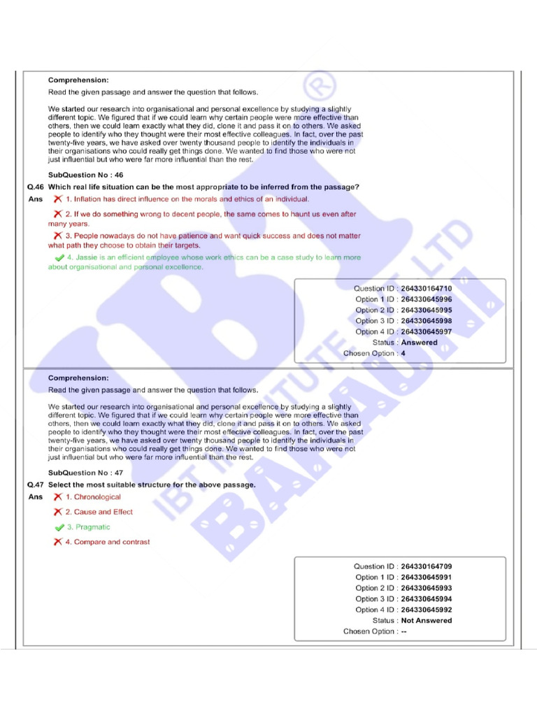Reading Comprehension 1 | PDF