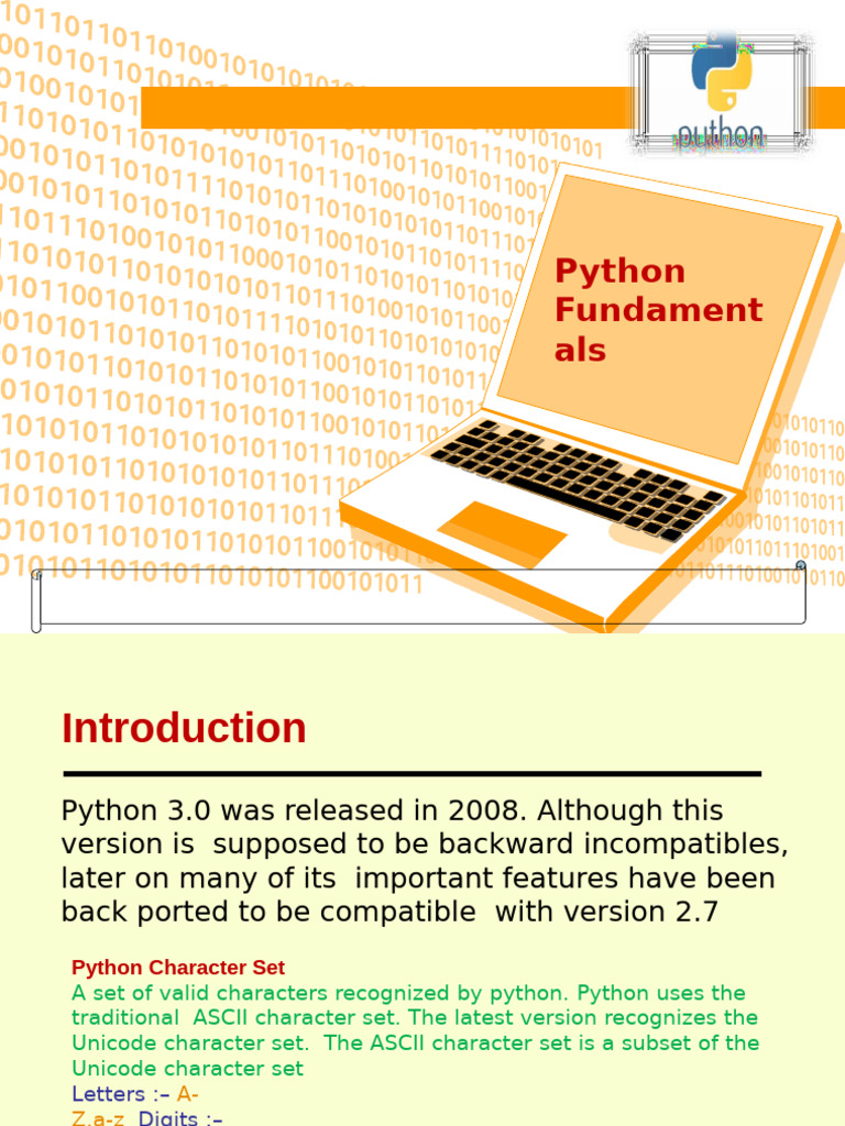 Python Fundamentaals Updated | PDF
