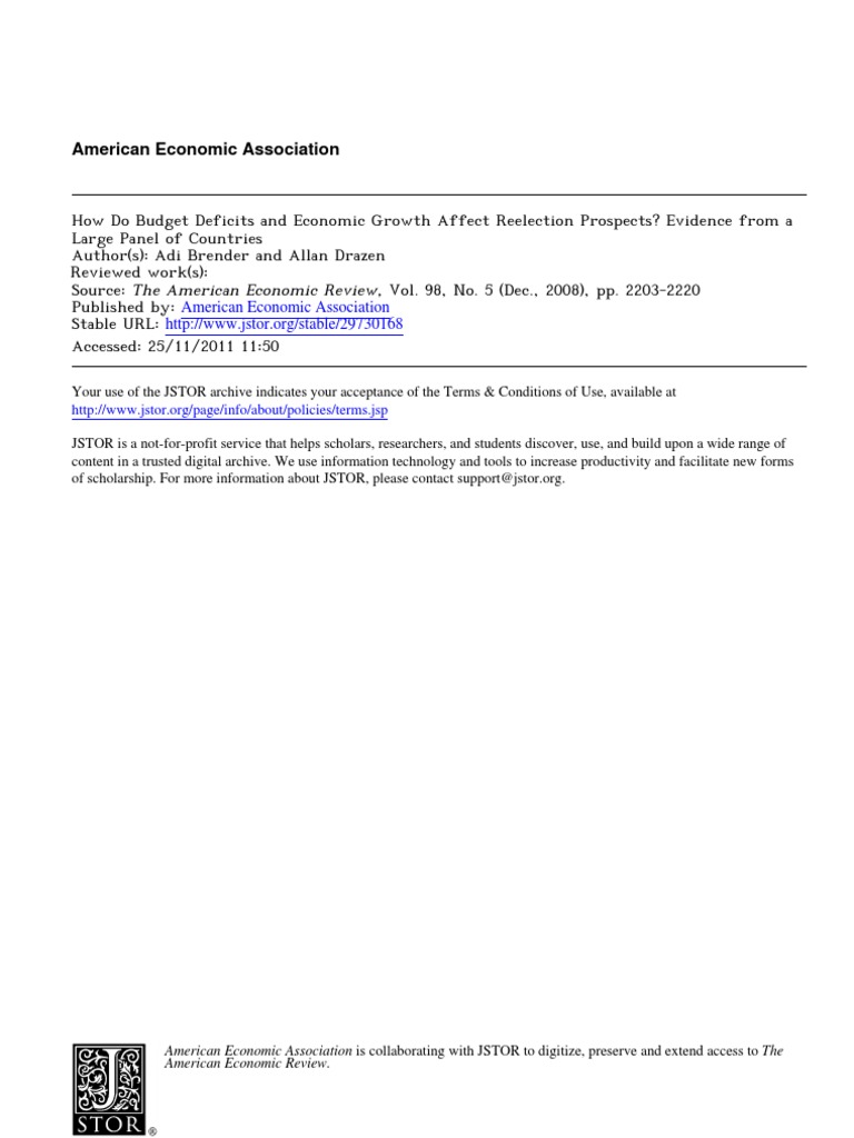 Aer Paper | PDF | Fiscal Policy | Deficit Spending