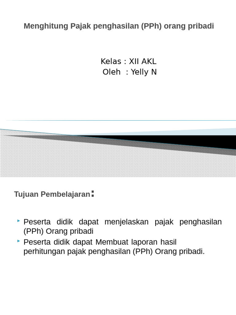MATERI Menghitung PPh | PDF