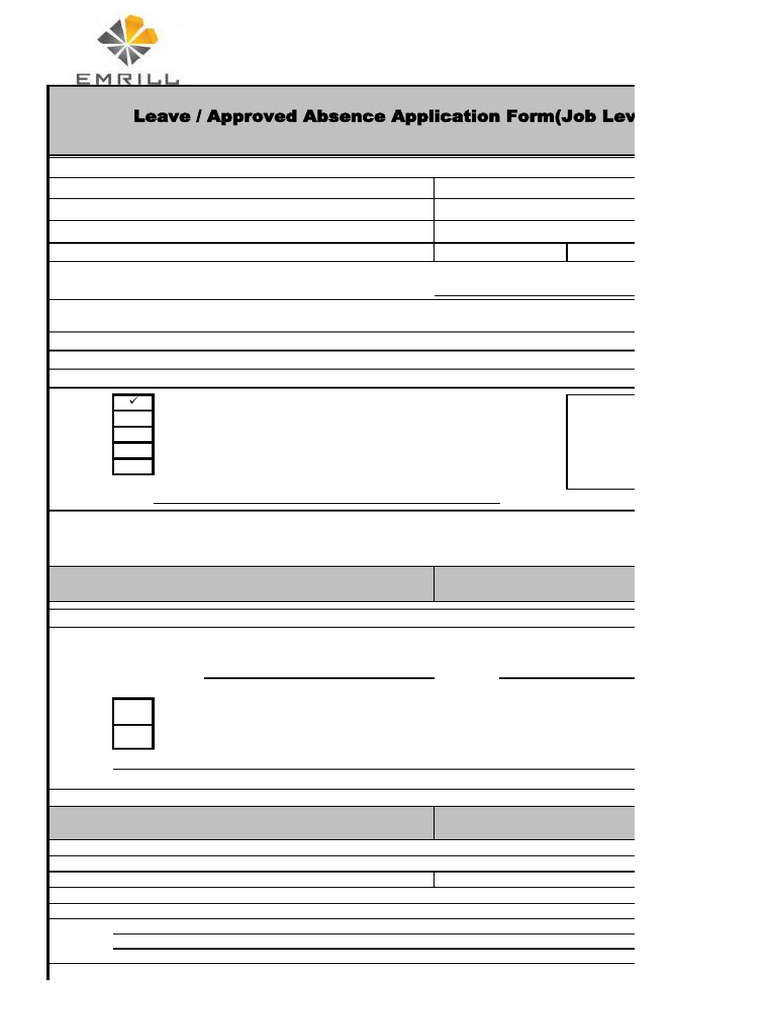 Leave Application - G H | PDF | Government And Personhood