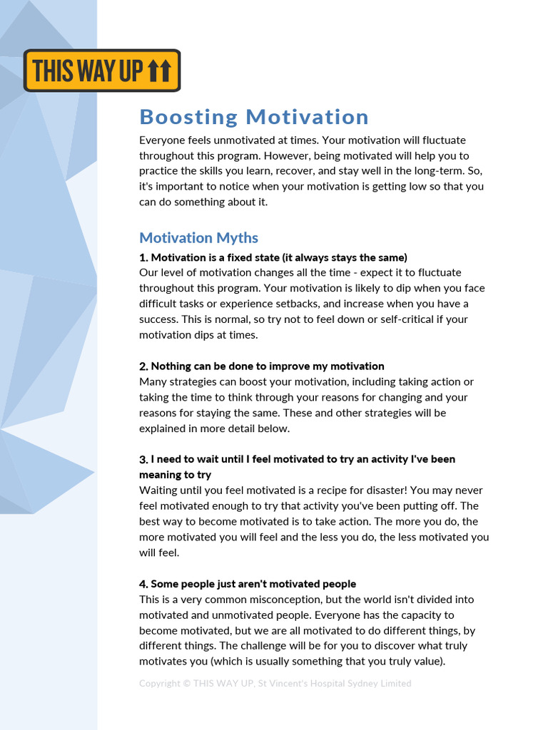 Boosting Motivation v2 | PDF