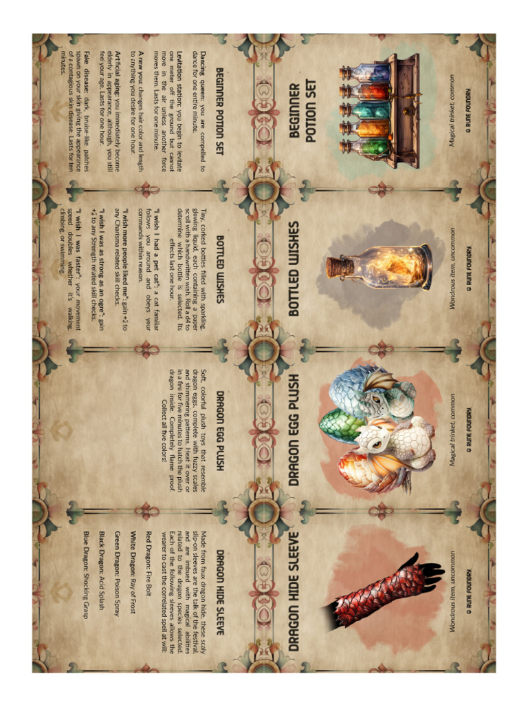 Carnival Trinkets - Printable File | PDF