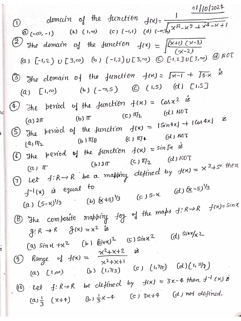 QUESTION 01-10-2024 | PDF