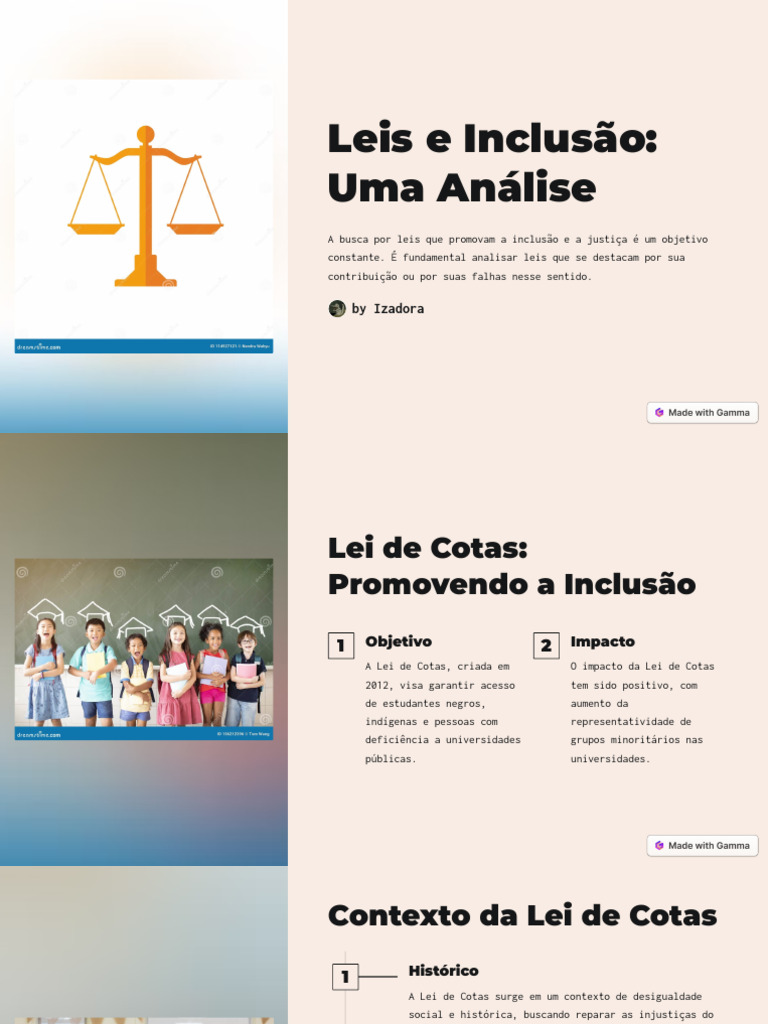 Leis e Inclusao Uma Analise | PDF
