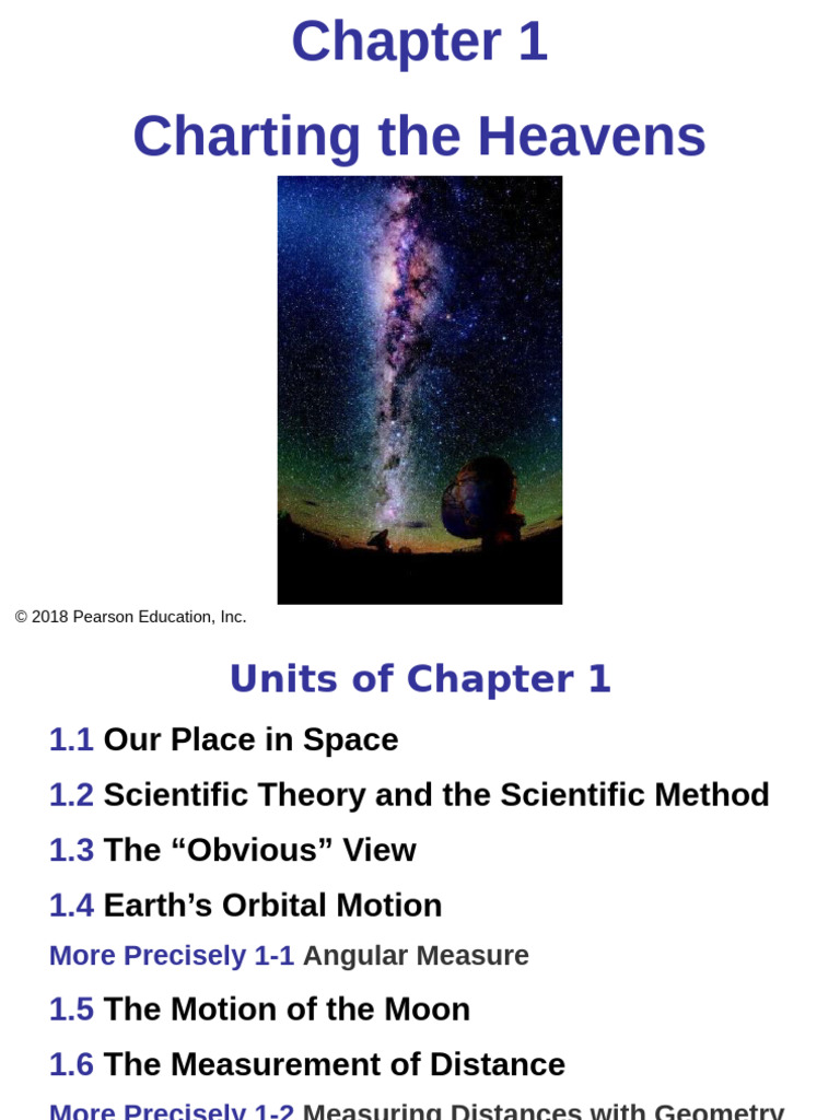 Astronomy Chapter 1: Charting The Heavens Slides | PDF | Moon | Eclipse