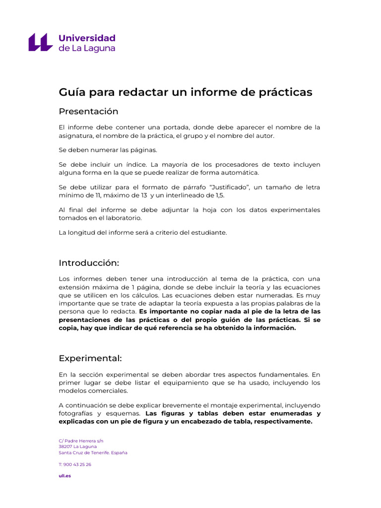 Guía para Escribir Un Informe | PDF | Teoría | Tecnología