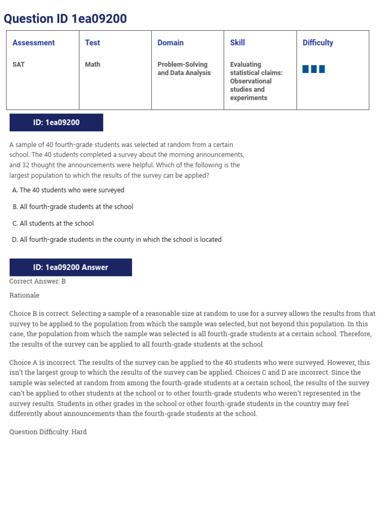 Evaluating Statistical Claims Observational Studies and Experiments Ans ...
