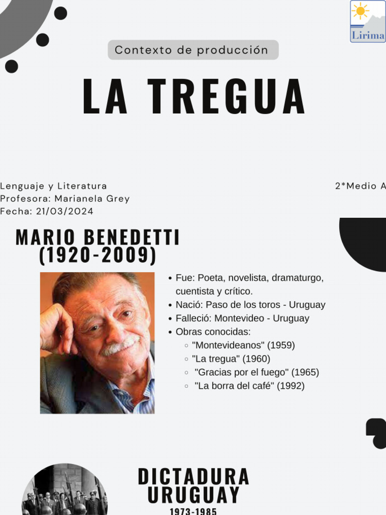 Presentación La Tregua | PDF