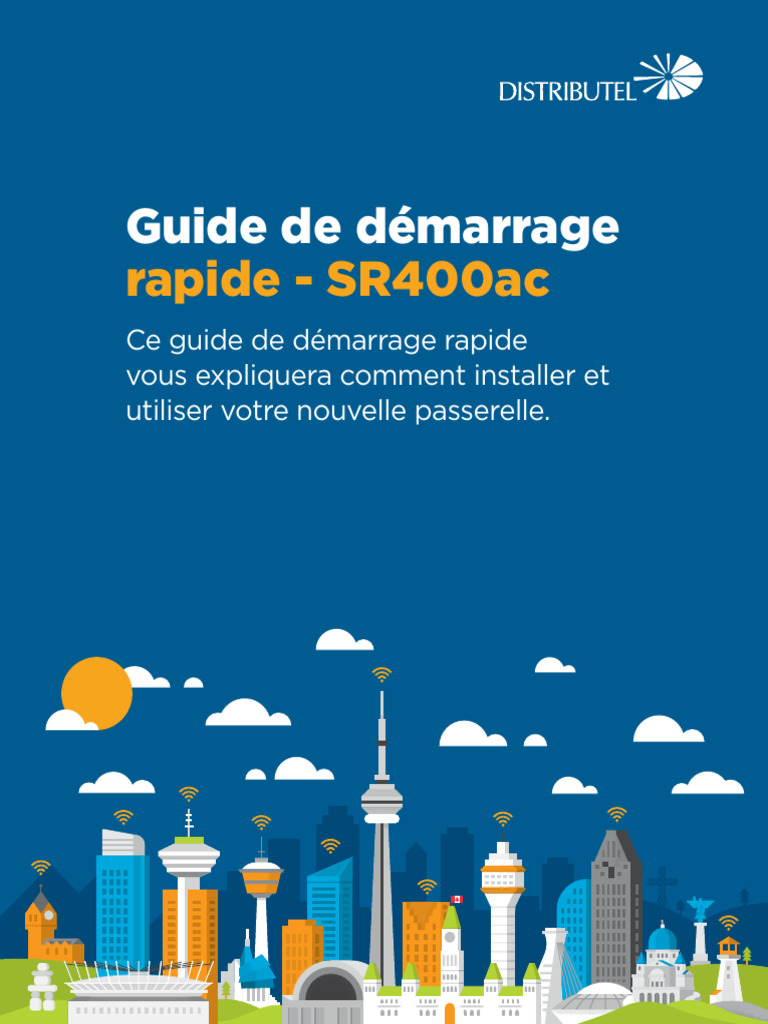 Distributel SR400ac Quick Start Guide F | PDF