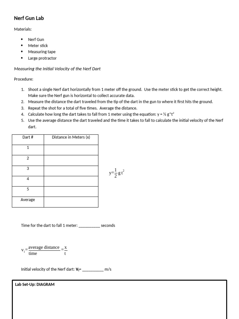 Nerf Gun Lab 3.0 | PDF