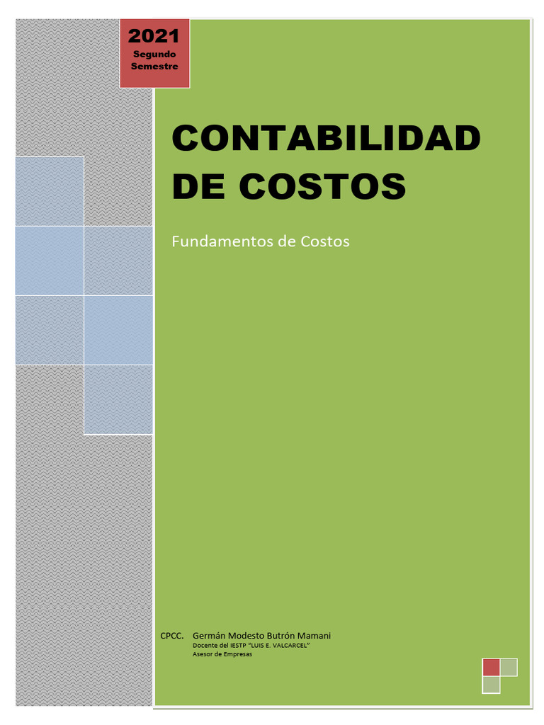 PDF Contabilidad de Costos | PDF