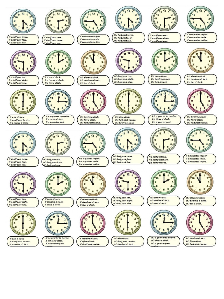 The Time - Worksheet | PDF