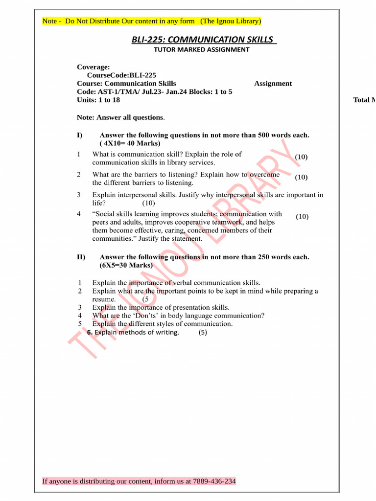 Bli 225 (2023 24) | PDF