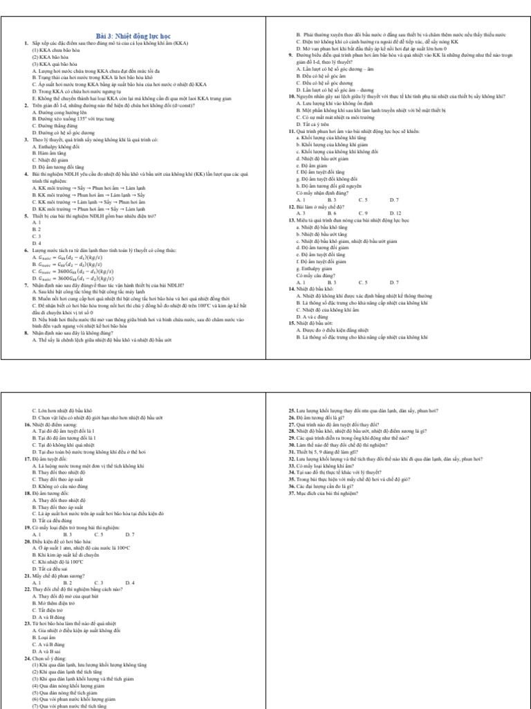 Multiple Choice Questions [Vietnamese Version] | PDF