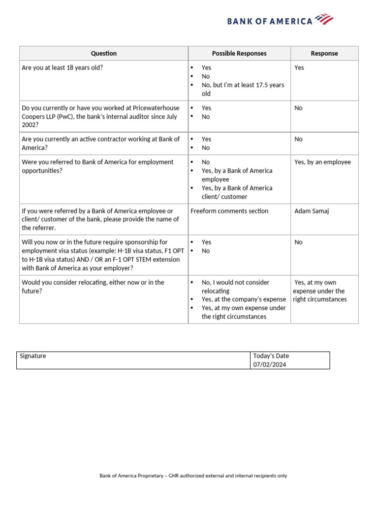 External Questionnaire | PDF