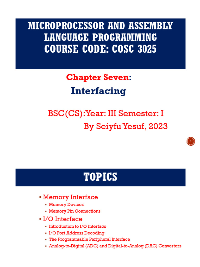 CHAPTER7 INTERFACE | PDF