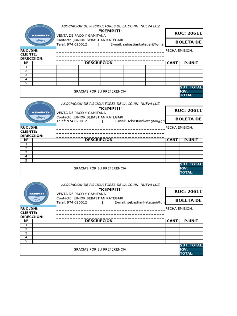 BOLETA | PDF