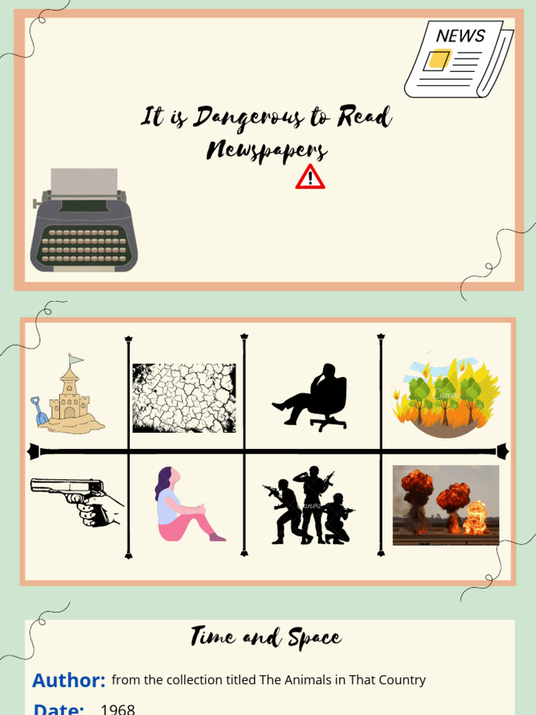 It Is Dangerous To Read Newspapers | PDF