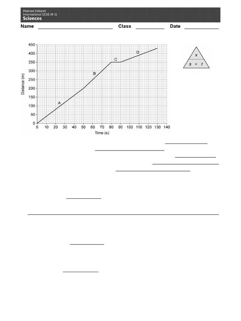 AL Distance Time Graph Hw1 | PDF