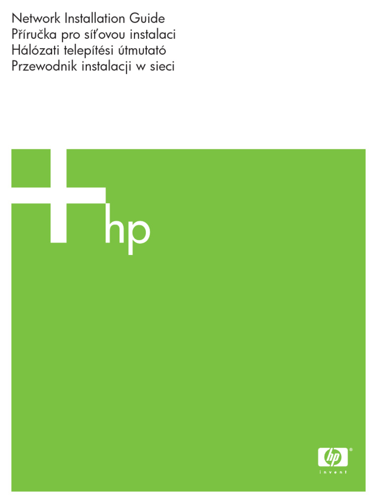 HP LaserJet - Network Install Guide (Multiple Language) - c00365560 ...