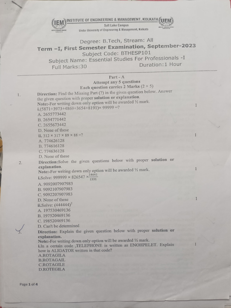 Esp 1st Sem Term 1 and 2 | PDF