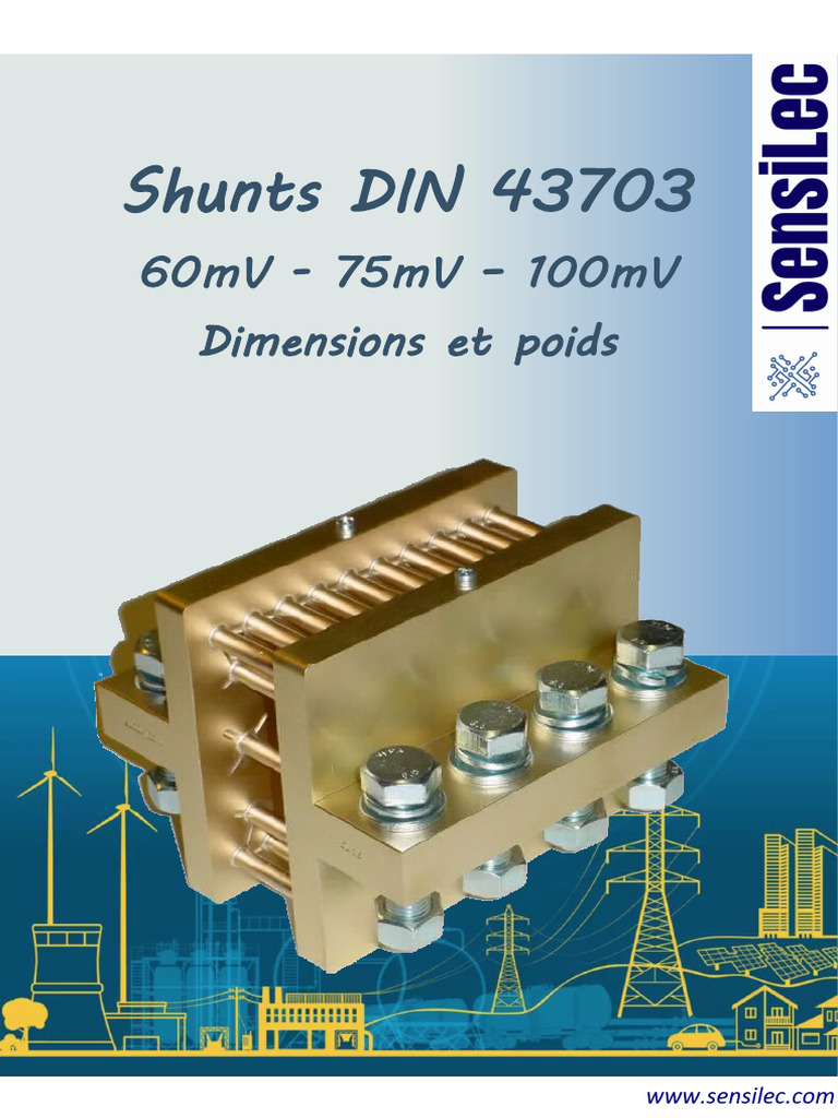 Encombrement Shunt DIN 43703 | PDF