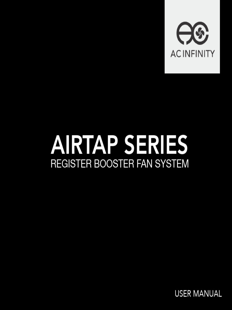 AIRTAP Series Manual | PDF | Fahrenheit | Air Conditioning