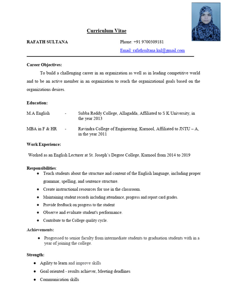 Rafath Sultana | PDF