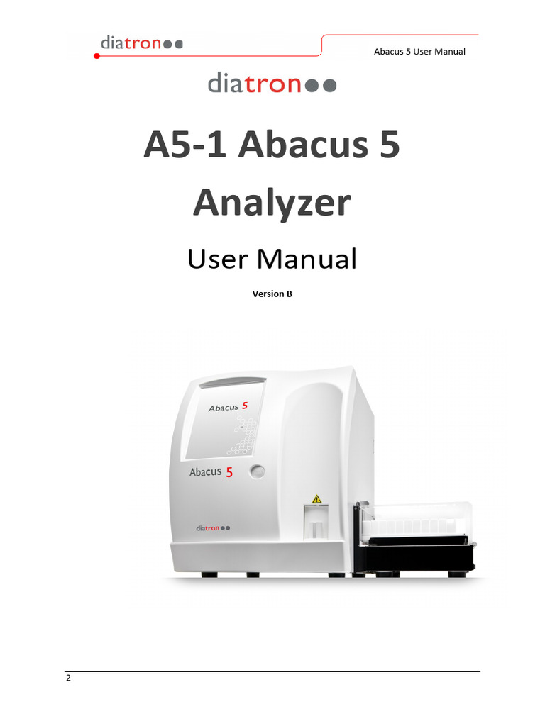 Abacus 5 User Manual Rev B | PDF