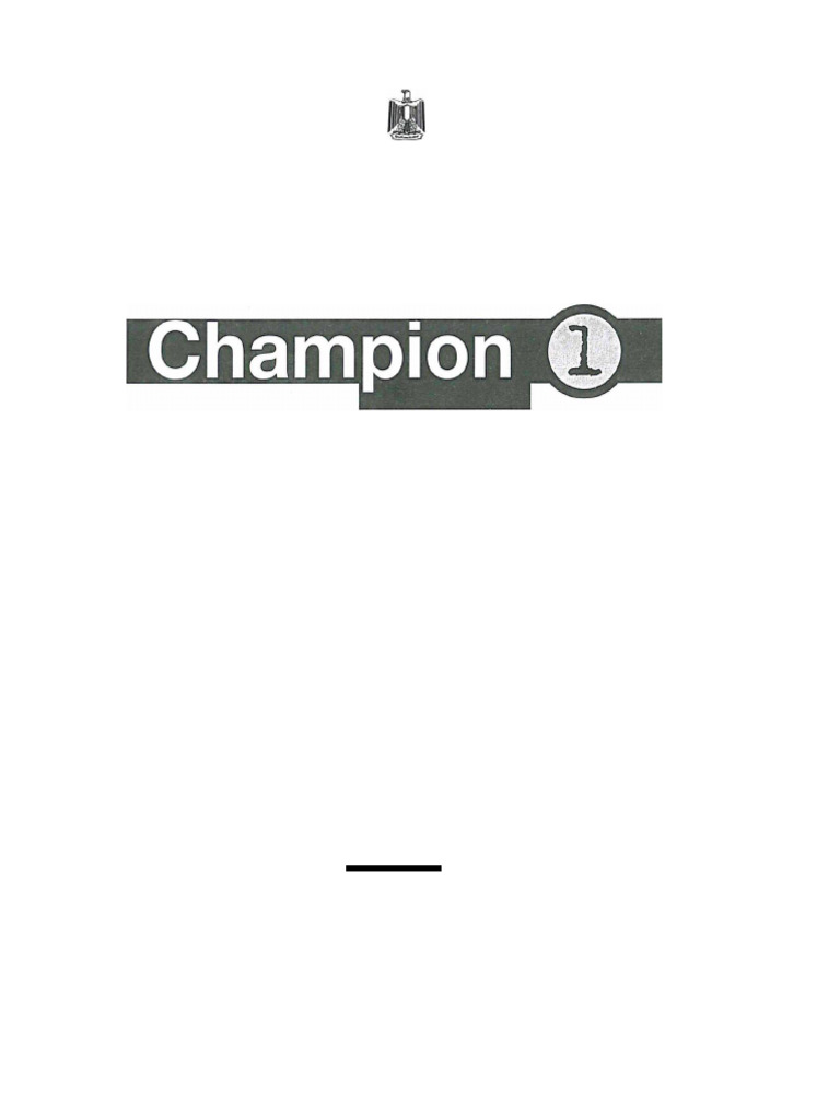 Guide Champion 1 | PDF