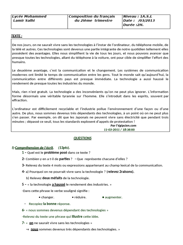 Compo 2 1asl 13 | PDF