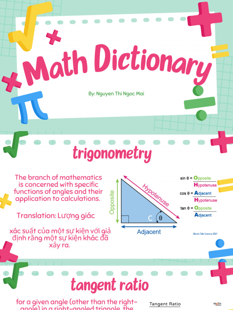 Math Dictionary | PDF