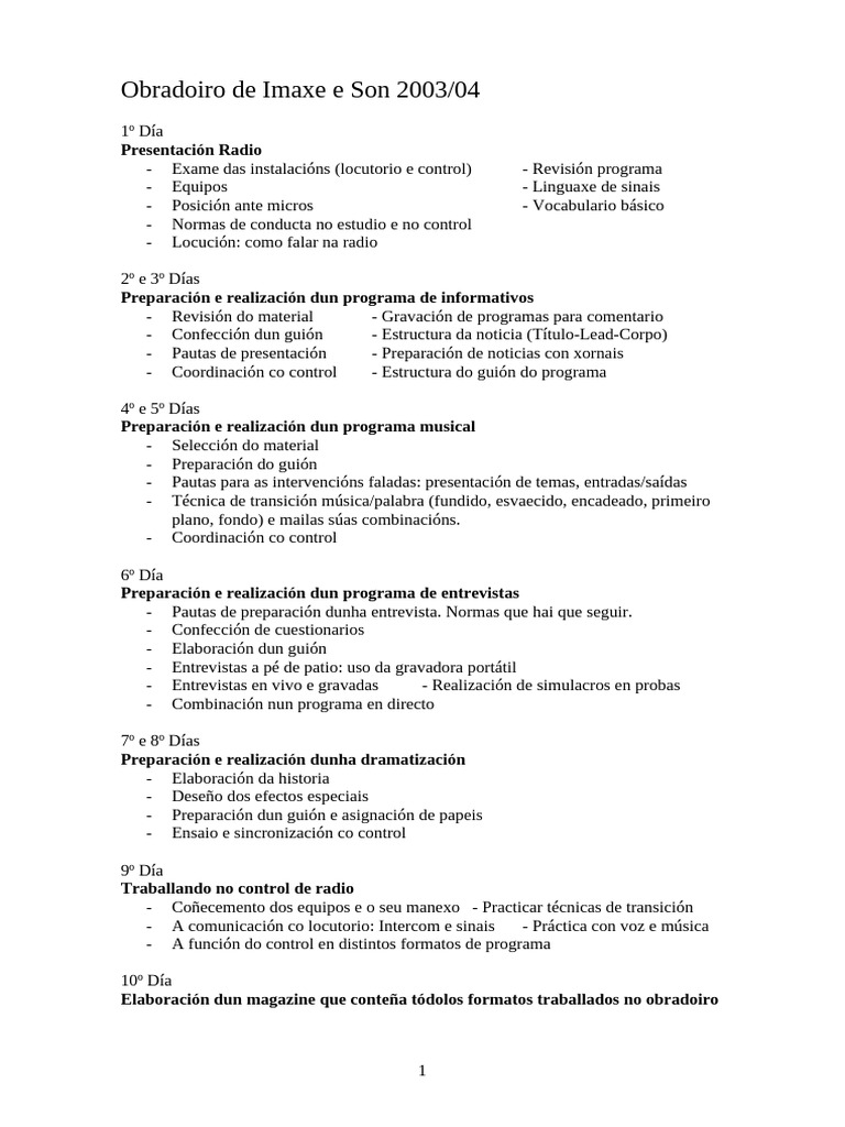 Imaxe e Son 03 - 04 | PDF