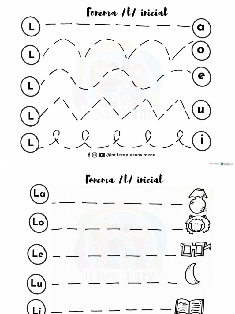Fonema - L - Inicial Inversa | PDF