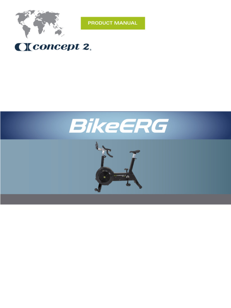 Concept2 BikeErg Manual | PDF