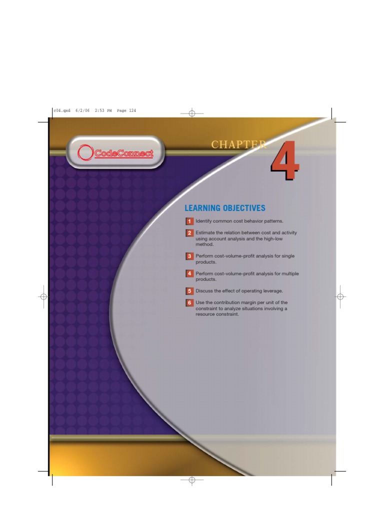 Learning Objectives: c04.qxd 6/2/06 2:53 PM Page 124 | PDF | Business Economics | Management ...