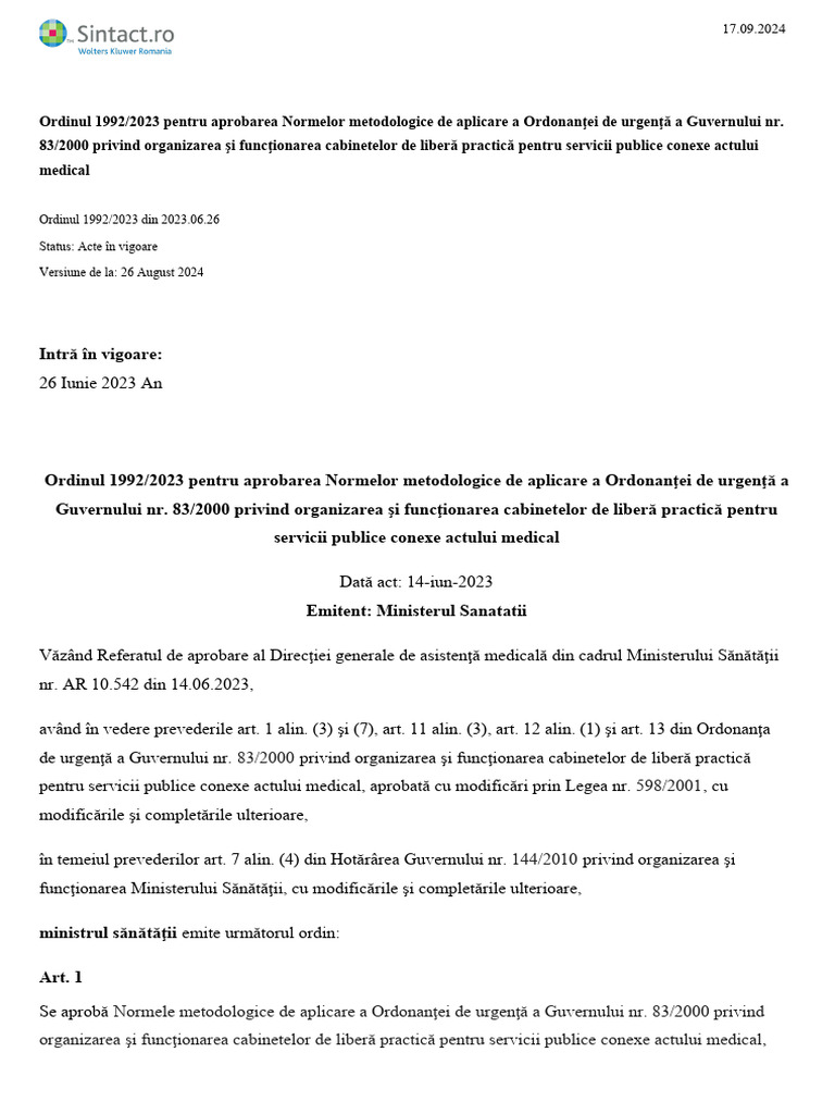 OMS1992din2023 Actualizat2024 | PDF