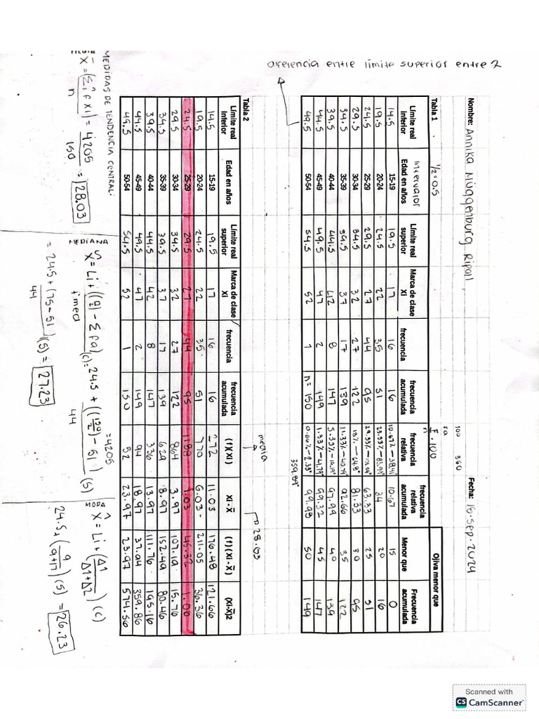Medidas de Tendencia Central y de Disper | PDF