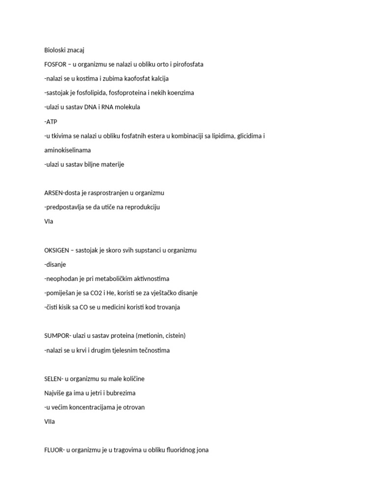 Biogeni Elementi - Drajv | PDF