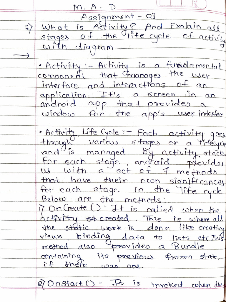 Mad Assignment 03 | PDF