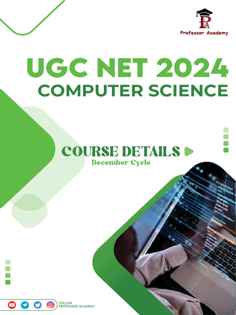 NTA UGC NET CS JRF Computer Science Online Classes December 2024 Professor Academy Chennai ...