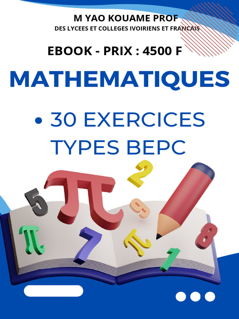 Ebook 30 Exos Types Bepc | PDF