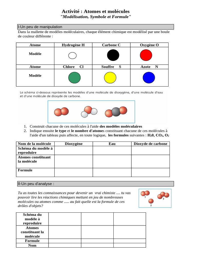 Atomes Et Molecules 2 Pdf