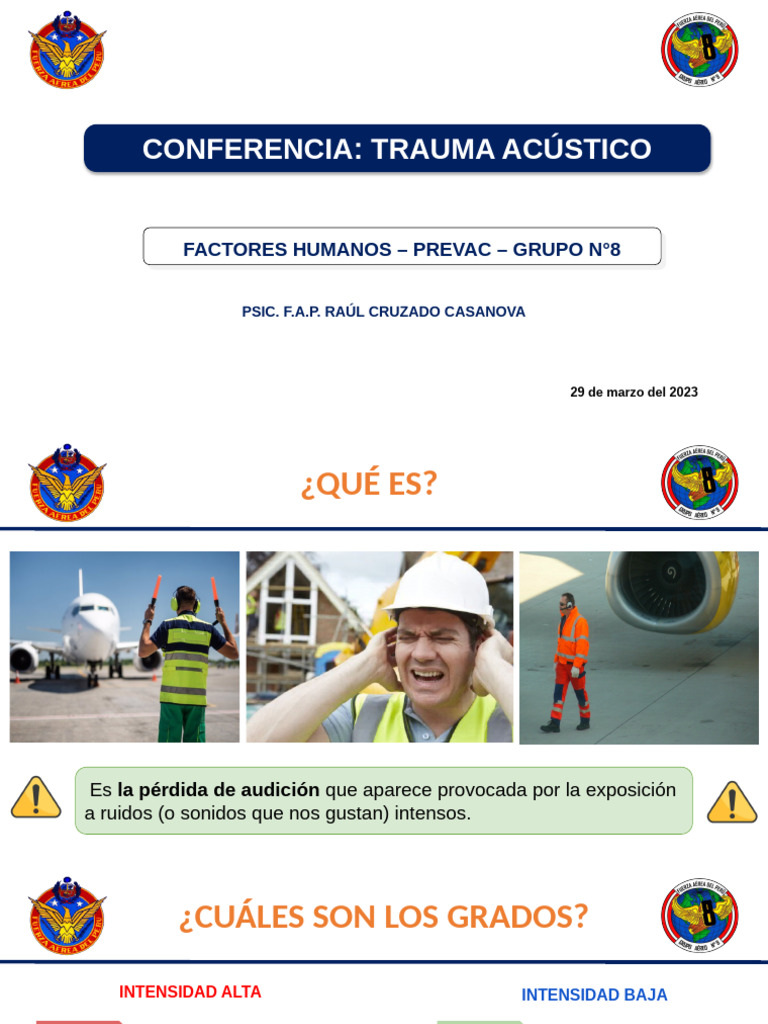 Trauma Acústico | PDF