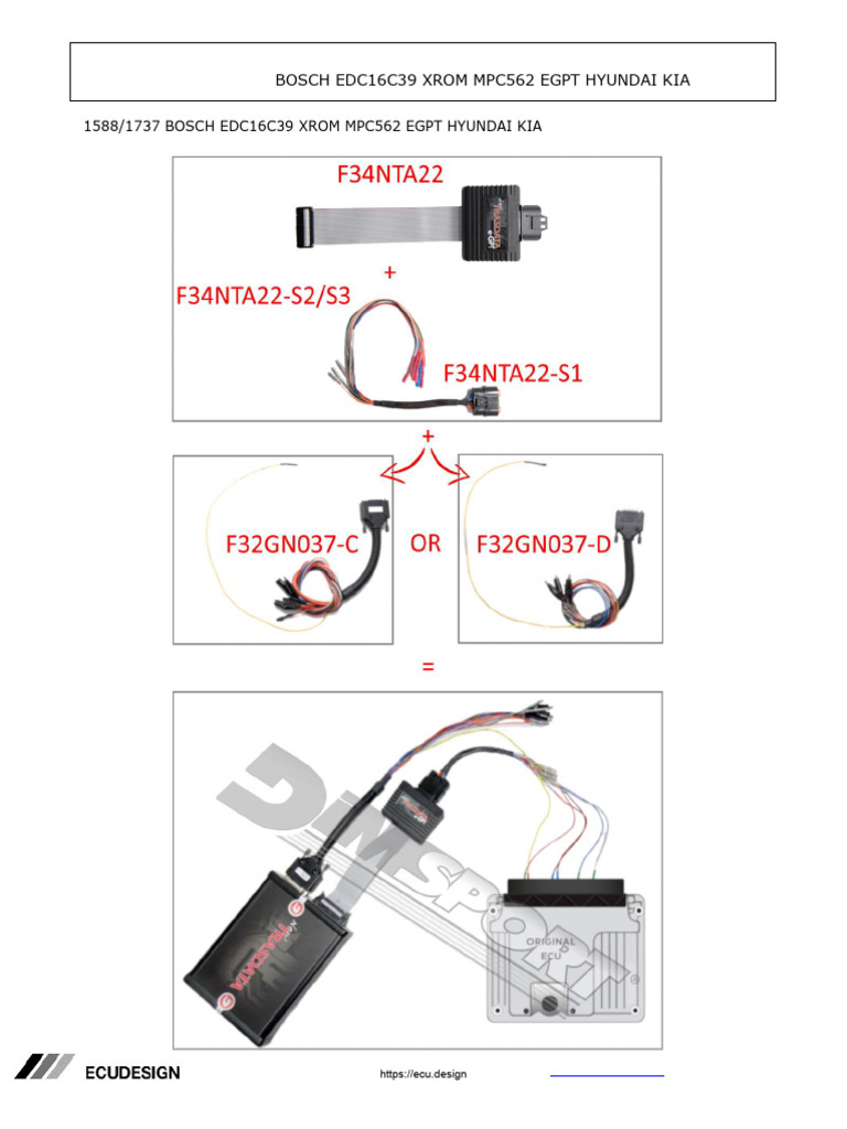 Bosch Edc16c39 Xrom mpc562 Egpt Hyundai Kia | PDF